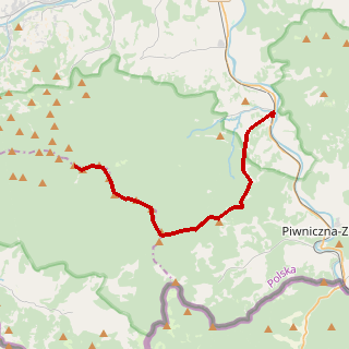 Przehyba - Rytro PKP - Szlaki turystyczne Małopolski